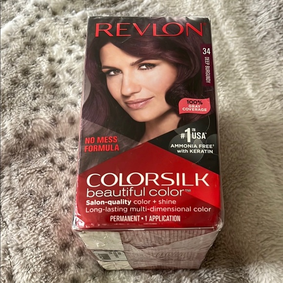 Revlon | Hair | Revlon Colorsilk Beautiful Color Hair Dye Deep Burgundy ...